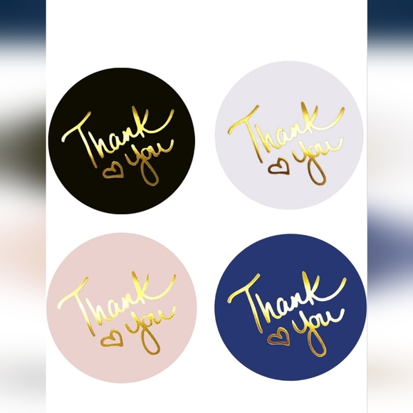 Other | New Roll Of 50 Large Thank You Stickers | Poshmark